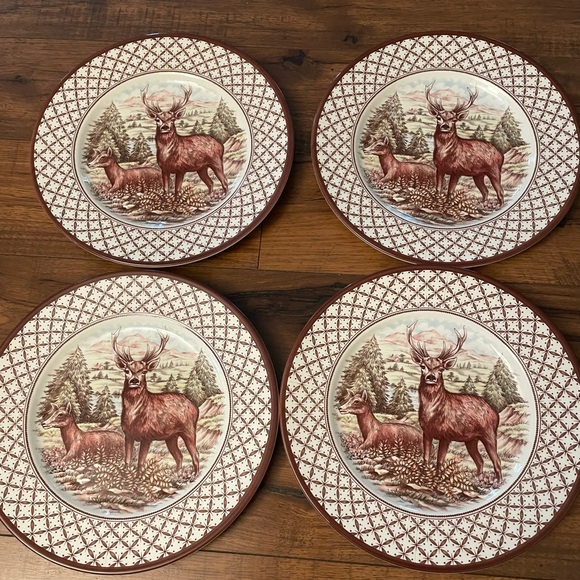 Stafford | Dining | Royal Stafford Set 4 Deer Buck Dinner Plates | Poshmark